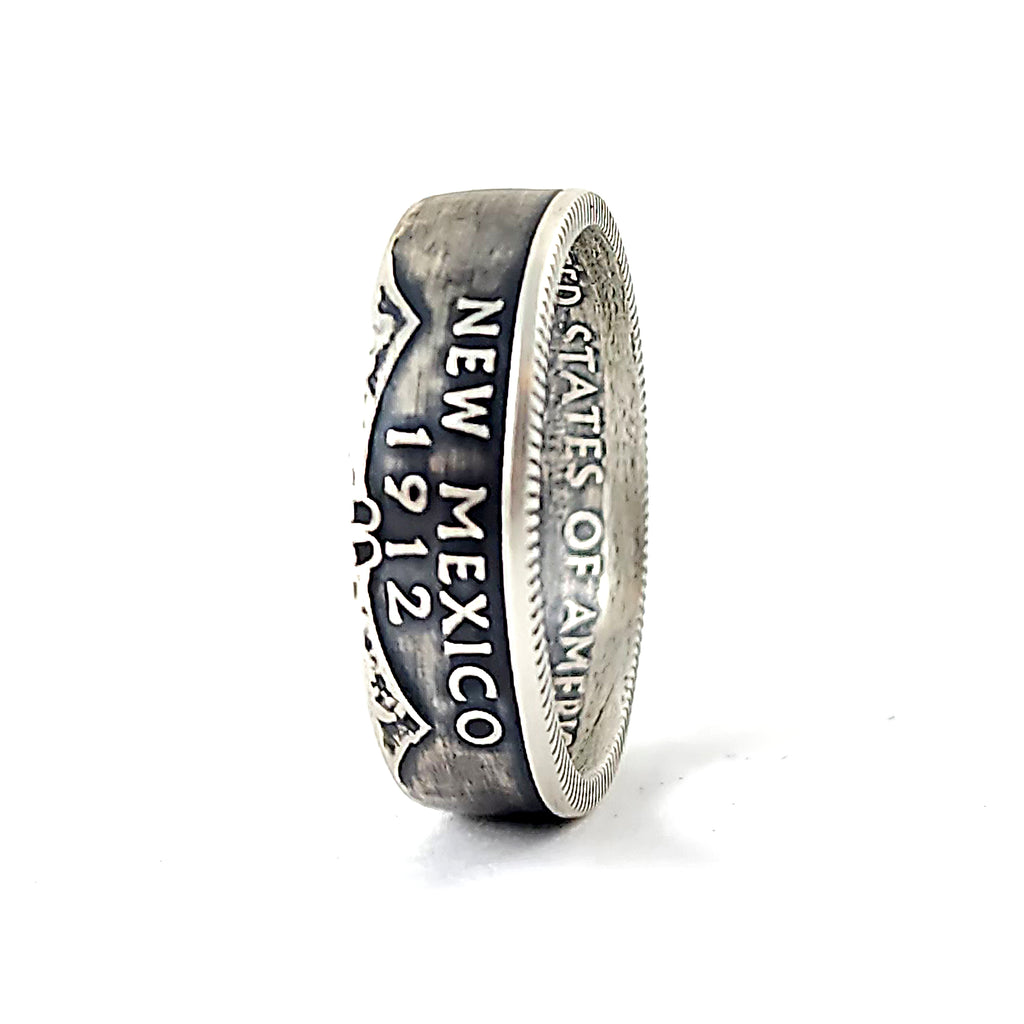 90% Silver New Mexico Coin Ring by Midnight Jo