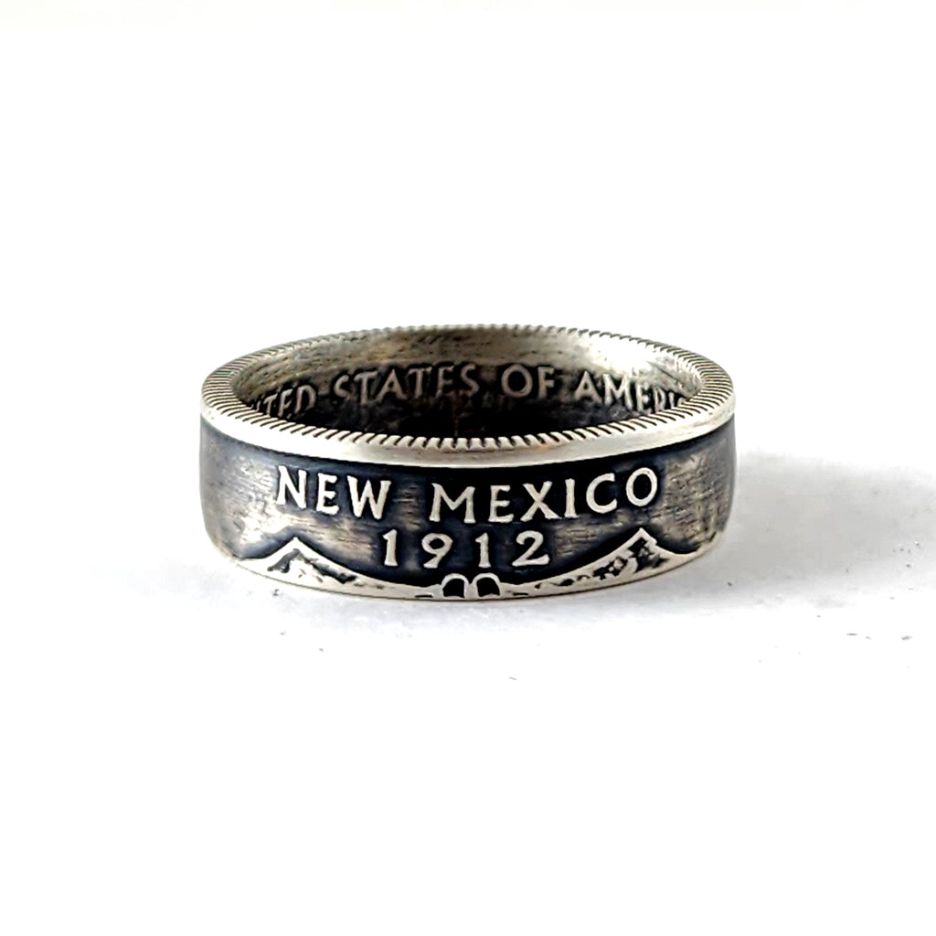 90% Silver New Mexico Coin Ring by Midnight Jo