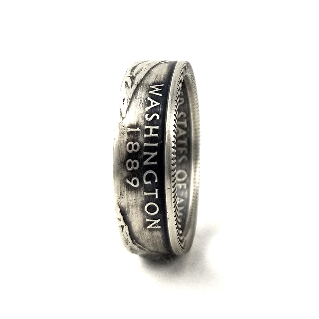 90% Silver Washington State Coin Ring by Midnight Jo