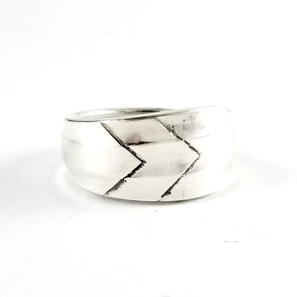 FG Sheffield EPNS Chevron Spoon Ring by Midnight Jo