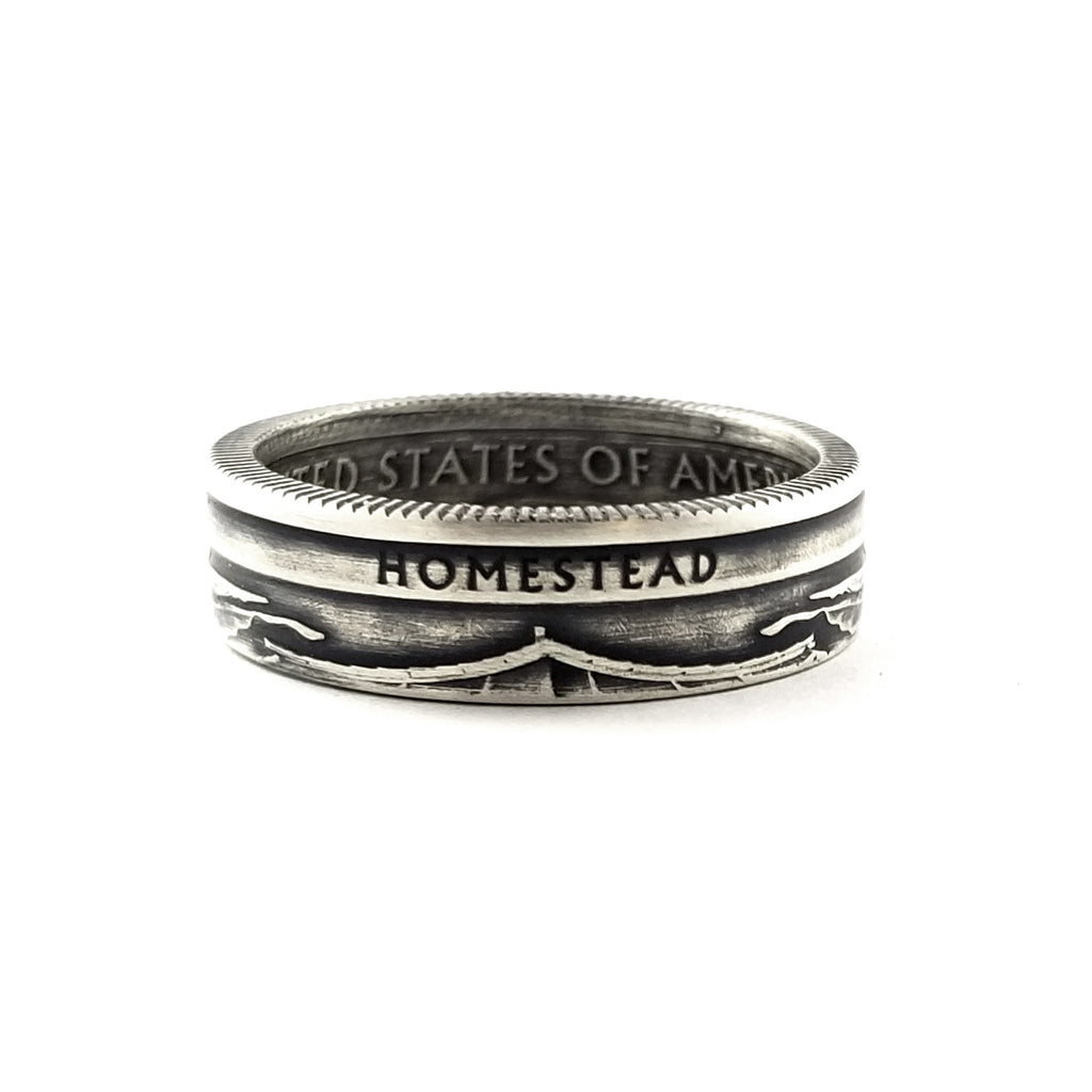 90% Silver Homestead National Park Quarter Ring by Midnight Jo