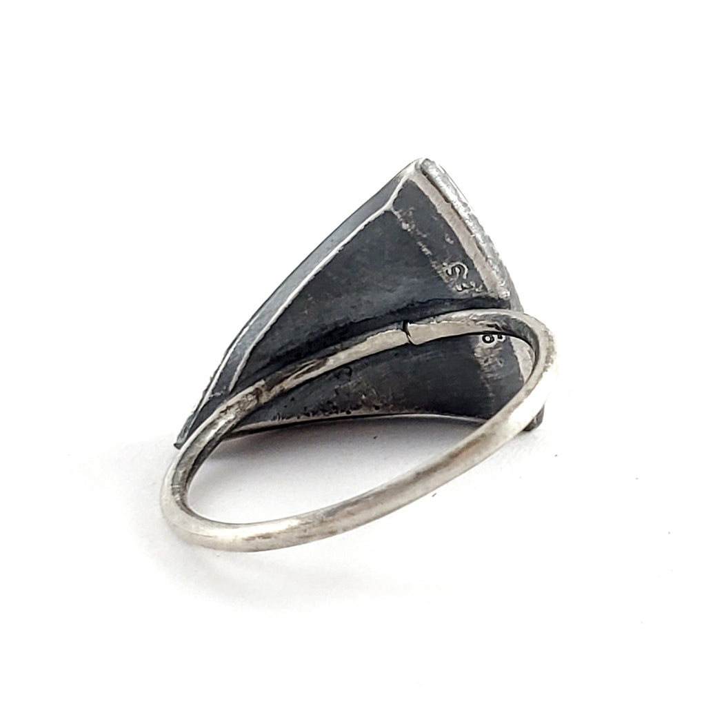 Silver Pizza Slice Coin Ring by Midnight Jo